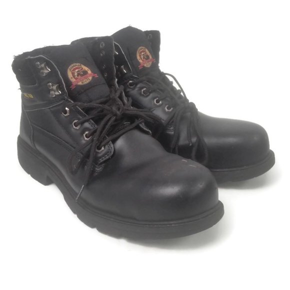 Brahma | Shoes | Brahma Mens Work Boots Steel Toe Black Size 3 W Wide ...